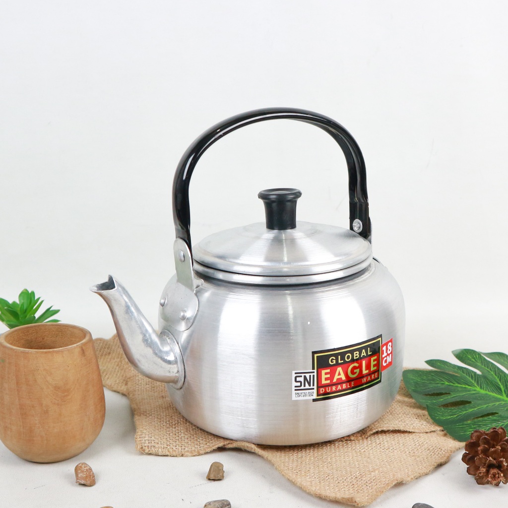 Jual Teko aluminium 18cm Global Eagle | Shopee Indonesia