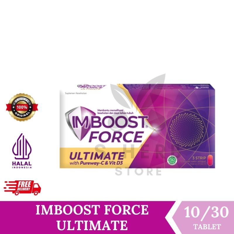 Jual IMBOOST FORCE ULTIMATE - ISI 10 / 30 TABLET - IMUNBOOSTER | Shopee ...