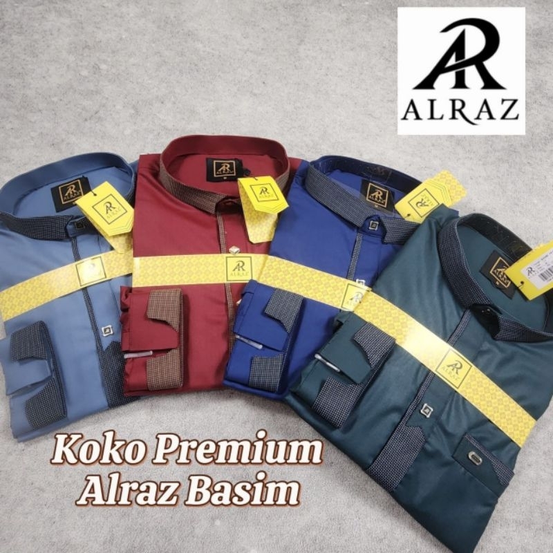 Jual koko alraz model Basim terbaru lengan panjang manset | Shopee ...