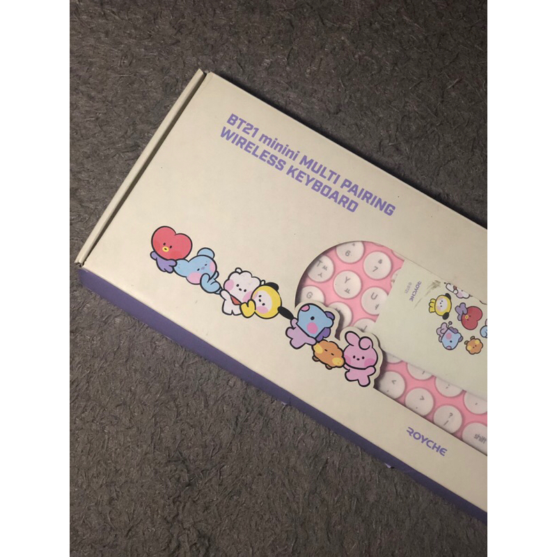 Jual BT21 TATA Minini Multi Pairing Wireless Keyboard | Shopee Indonesia