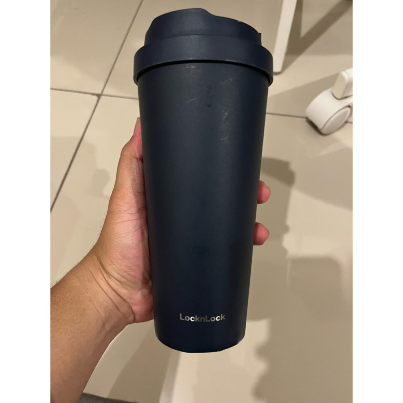 Jual PreLoved Tumblr Lock & Lock - Navy - 550 Ml | Shopee Indonesia