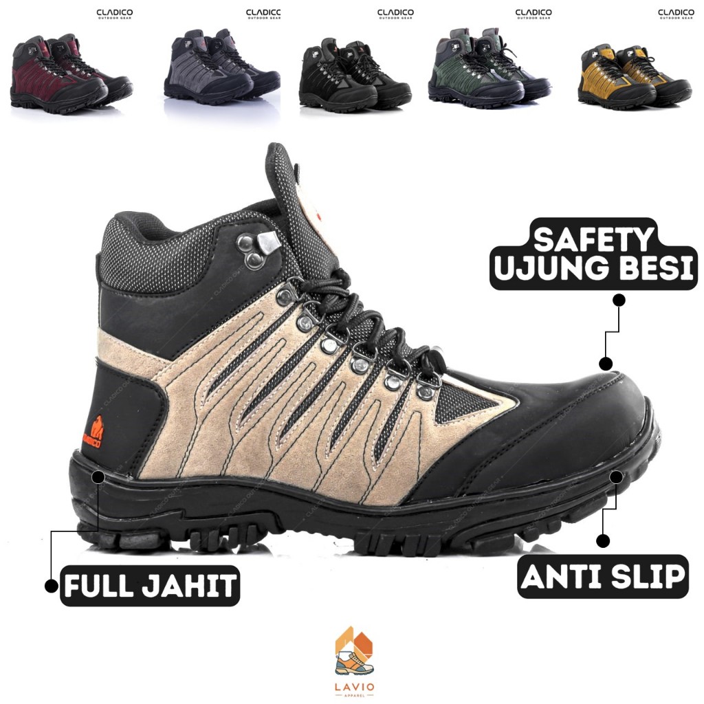 Jual Sepatu Safety | Sefty Pria Ujung Besi Full Jahit Murah Original ...