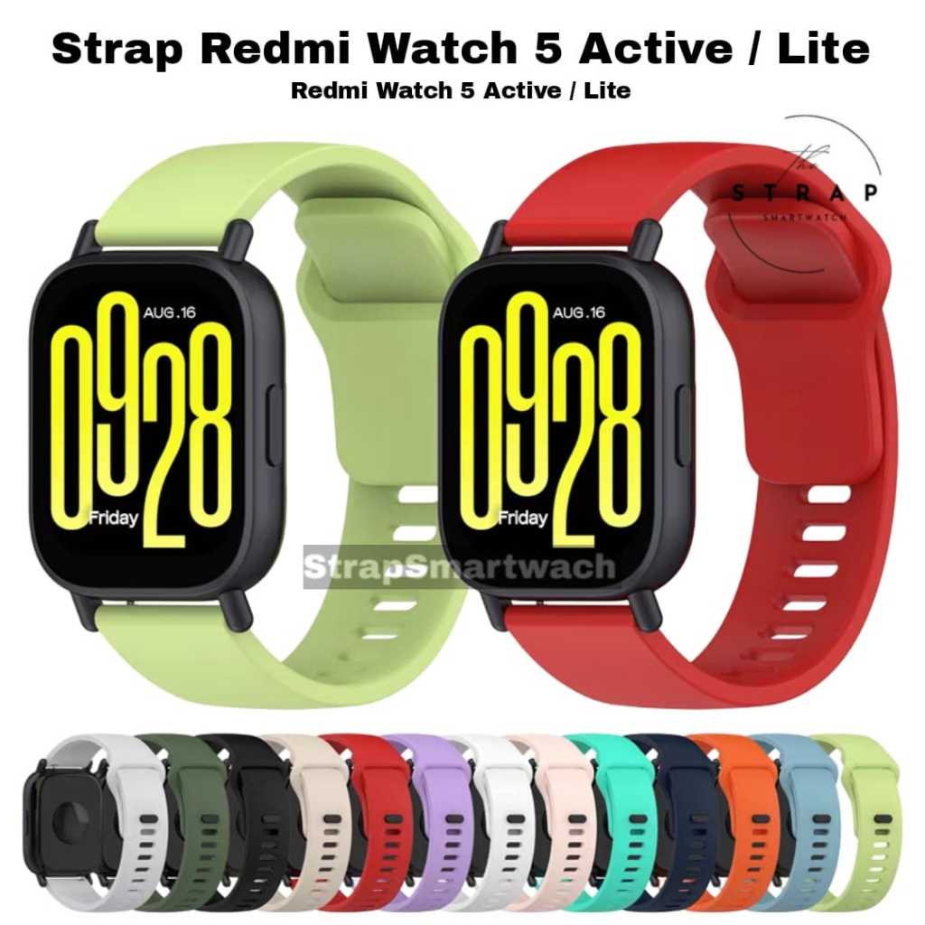 Jual Strap Redmi Watch 5 Active / Lite Tali Silicon Redmi Watch 5 ...