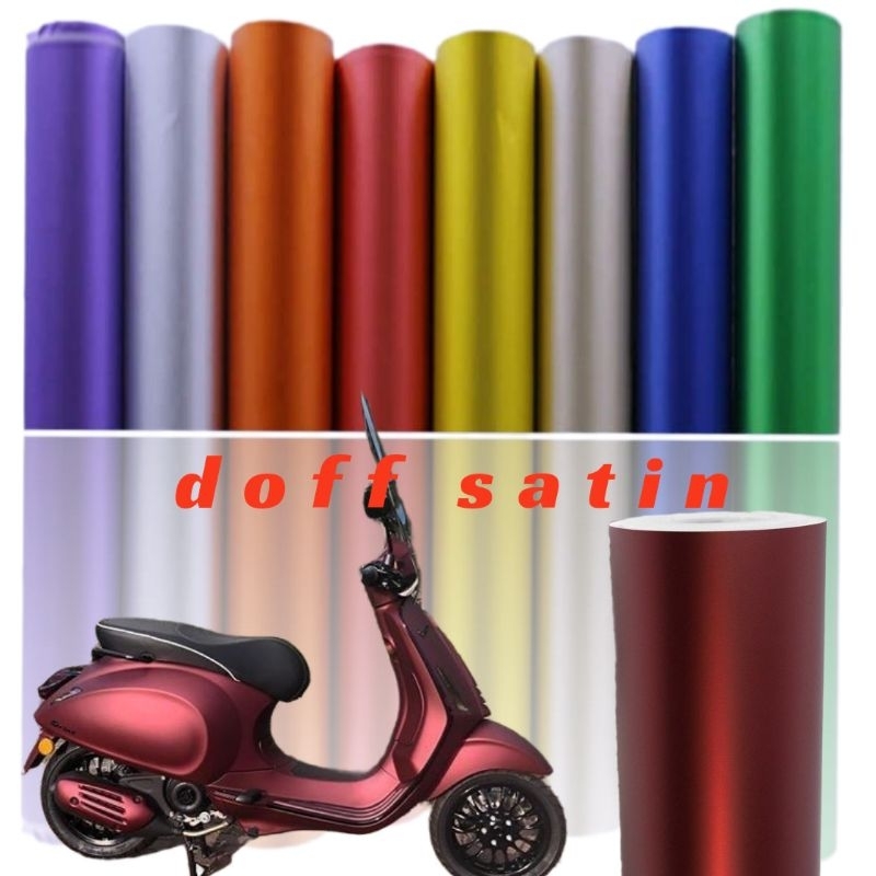 Jual Stiker skotlet mattechrome/doff metalik 50cm x 1meter | Shopee ...