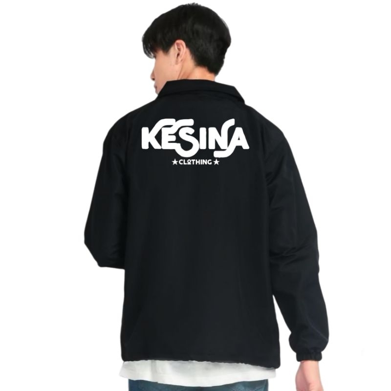Jual KESINA JACKET | BRAWLS | JAKET COACH WINDBREAKER | JAKET HITAM ...