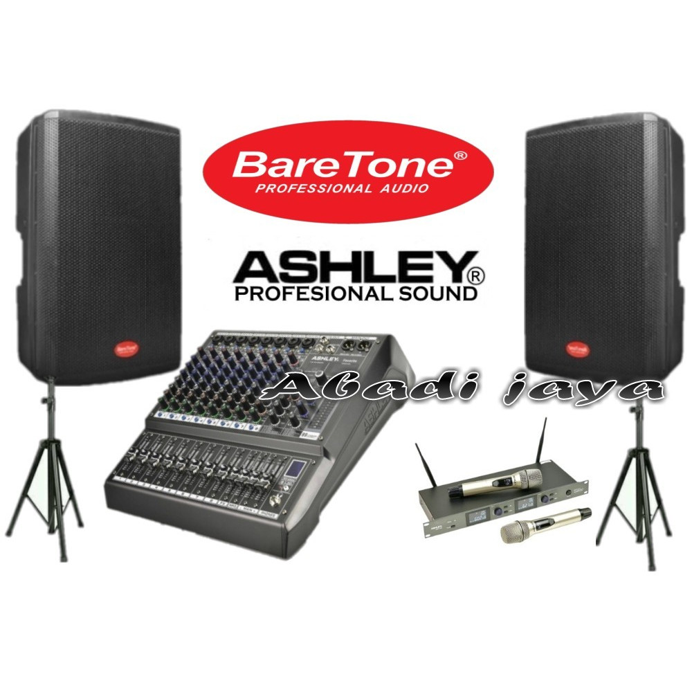 Jual paket sound system ashley favorite 8 8 channel mcr 168 2bh ...