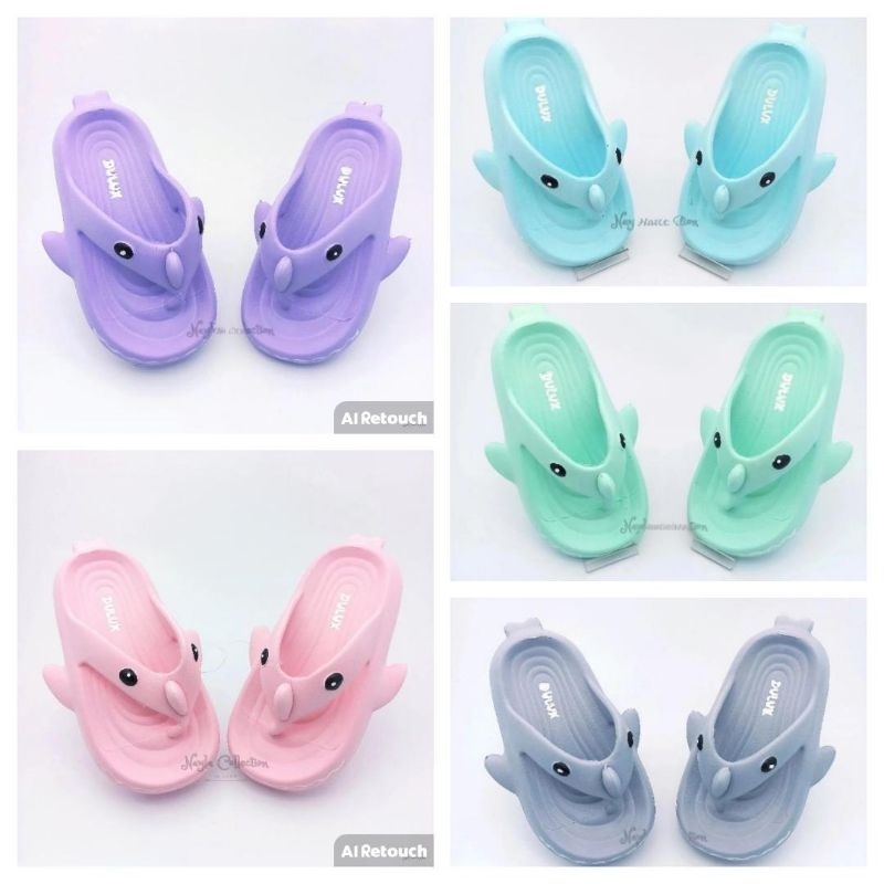 Jual 0084, sandal dulux, sandal dulux anak, sandal dulux anak ikan hiu ...