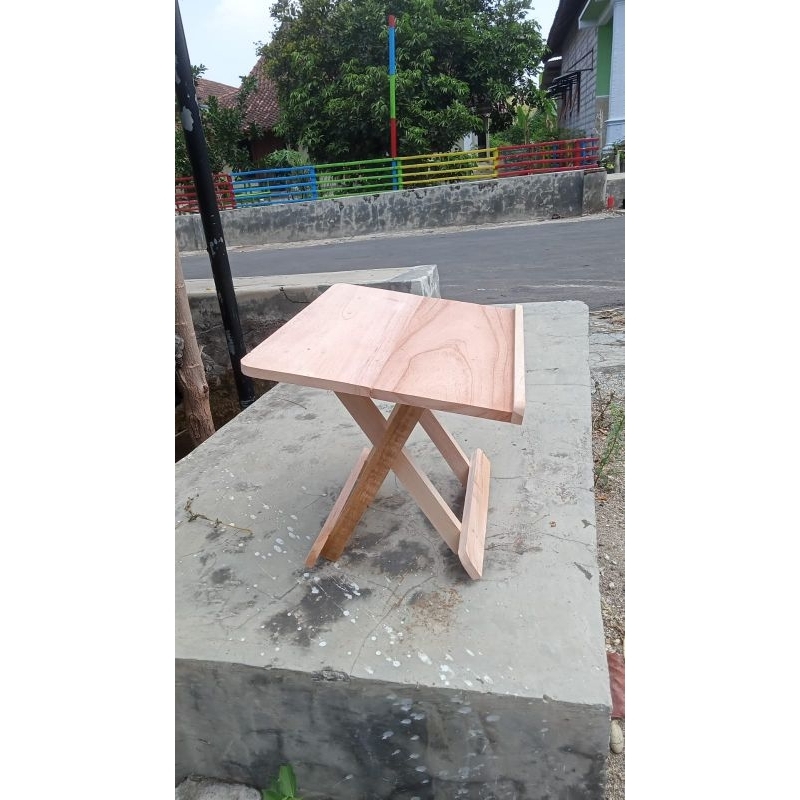 Jual MEJA LIPAT KAYU MIRING | Meja belajar | Meja ngaji | Rehal ...