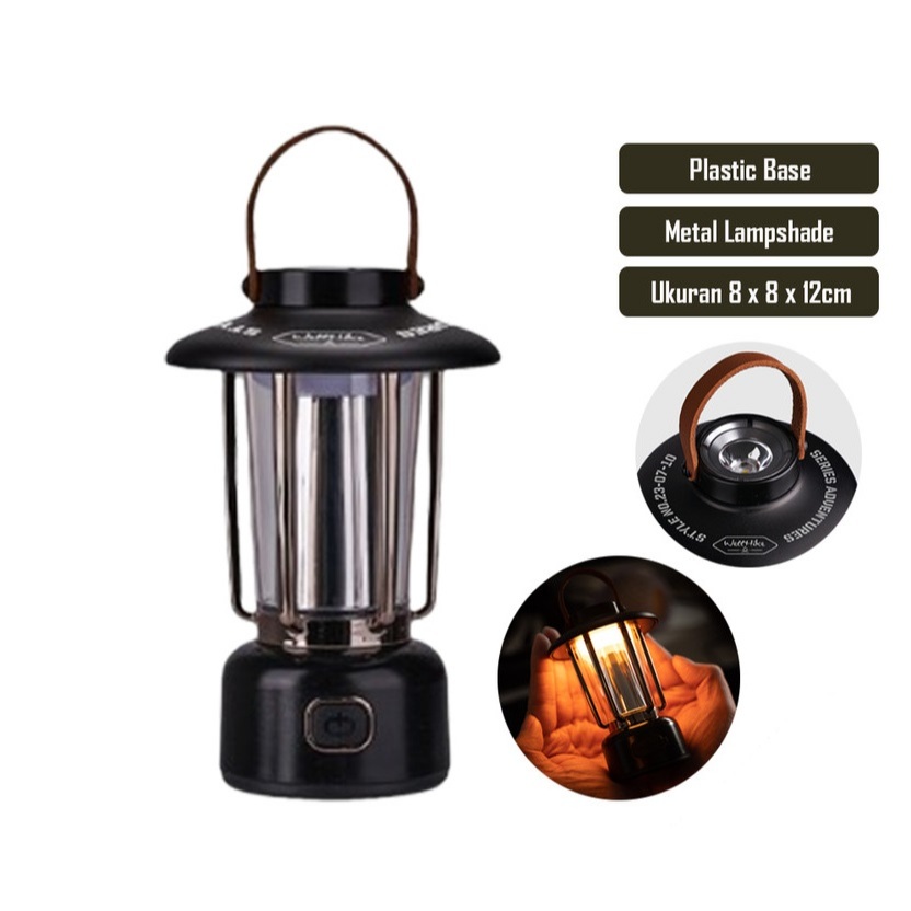 Jual Lampu Lentera Mini Lantern Camping Outdoor Metal Horse Lantern ...