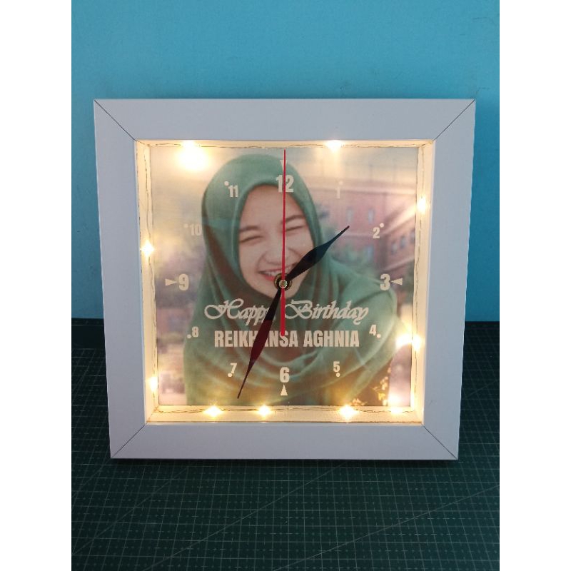 Jual Frame 3D Jam Dinding Custom Kado Ulang Tahun Custom | Shopee Indonesia