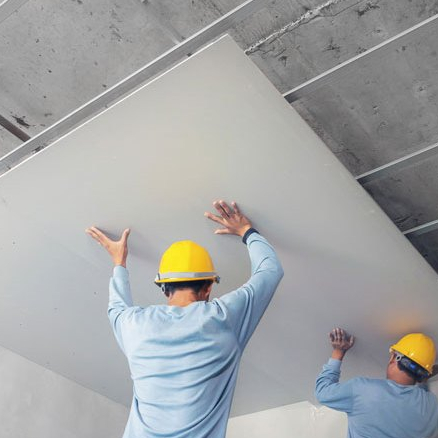 Jual PLAFON/PARTISI GYPSUM RANGKA BAJA RINGAN PLAFON GYPSUM DROP ...