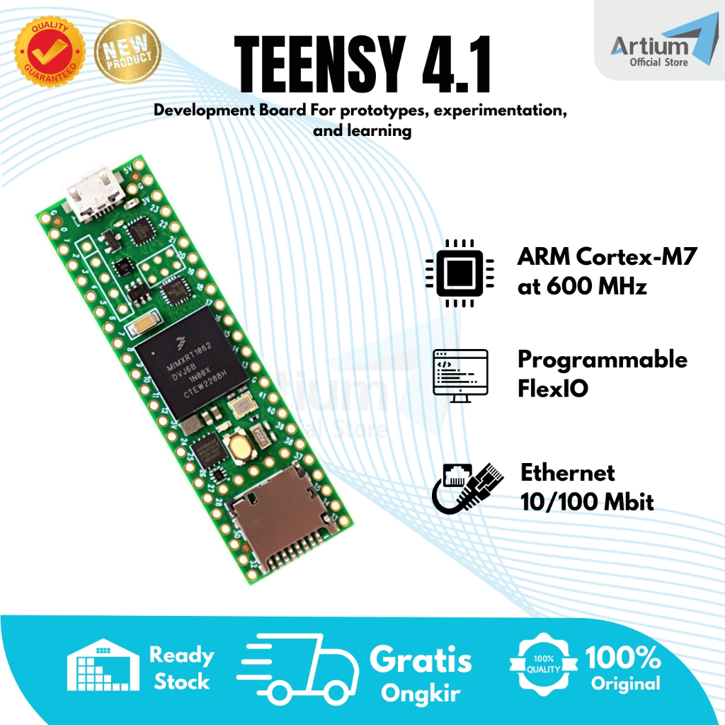 Jual Teensy 4.1 ARM Cortex-M7 600 MHz Development Board i.MX RT1062 | Compatible with: Arduino ...