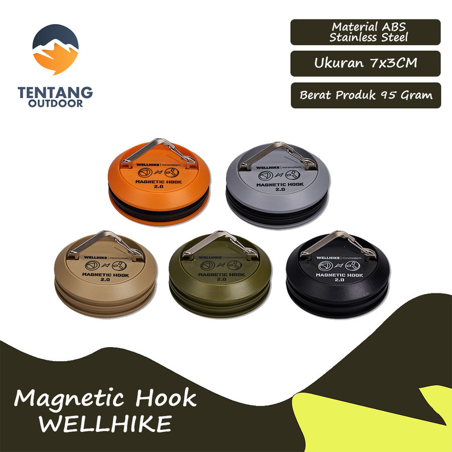 Jual Gantungan Magnet Tenda WELLHIKE Outdoor Magnetic Hook Canopy Camping Hiking Mendaki ...