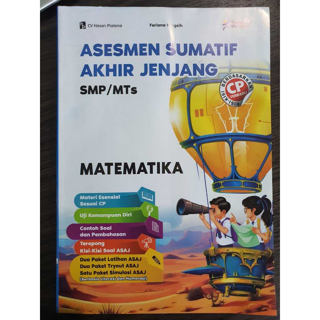 Jual MAESTRO - Asesmen Sumatif Akhir Jenjang (ASAJ) Matematika SMP/MTs Kelas 9 - Kur Merdeka ...