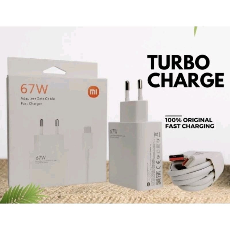 Jual 1 SET Charger 67W Xiaomi Type C TURBO SUPER FAST Poco X3 X4 X5 Mi ...