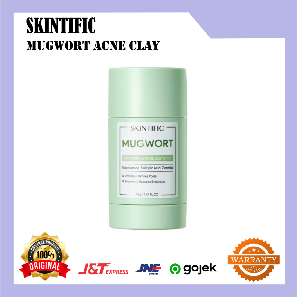 Jual Skintific Mugwort Clay Stick Mask 40g | Shopee Indonesia