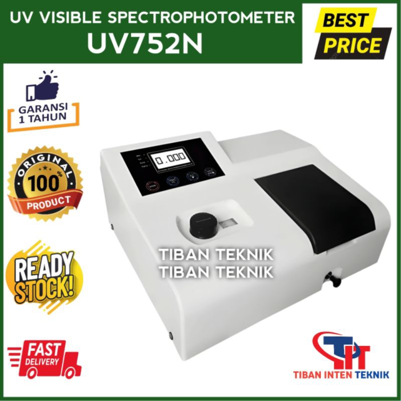 Jual UV VIS Spectrophotometer UV752N Visible Spektrofotometer UV 752N ...