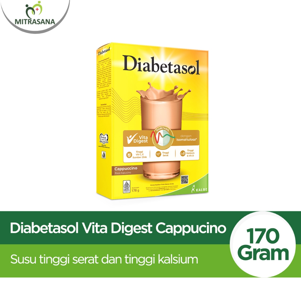 Jual Diabetasol Vita Digest Coklat / Vanila / Cappucino - 170 gr ...