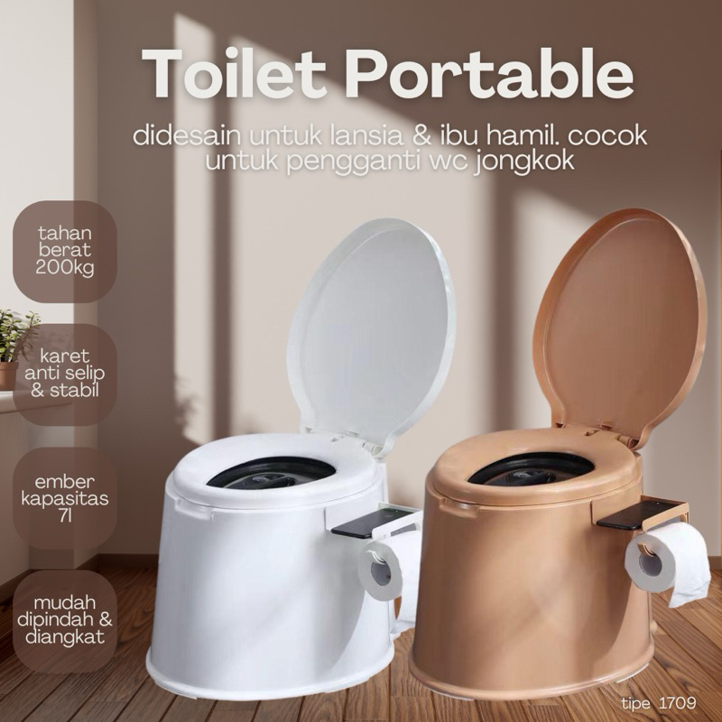 Jual [BARU] Toilet Portable Anti Selip Toilet Portable Mobile Toilet ...