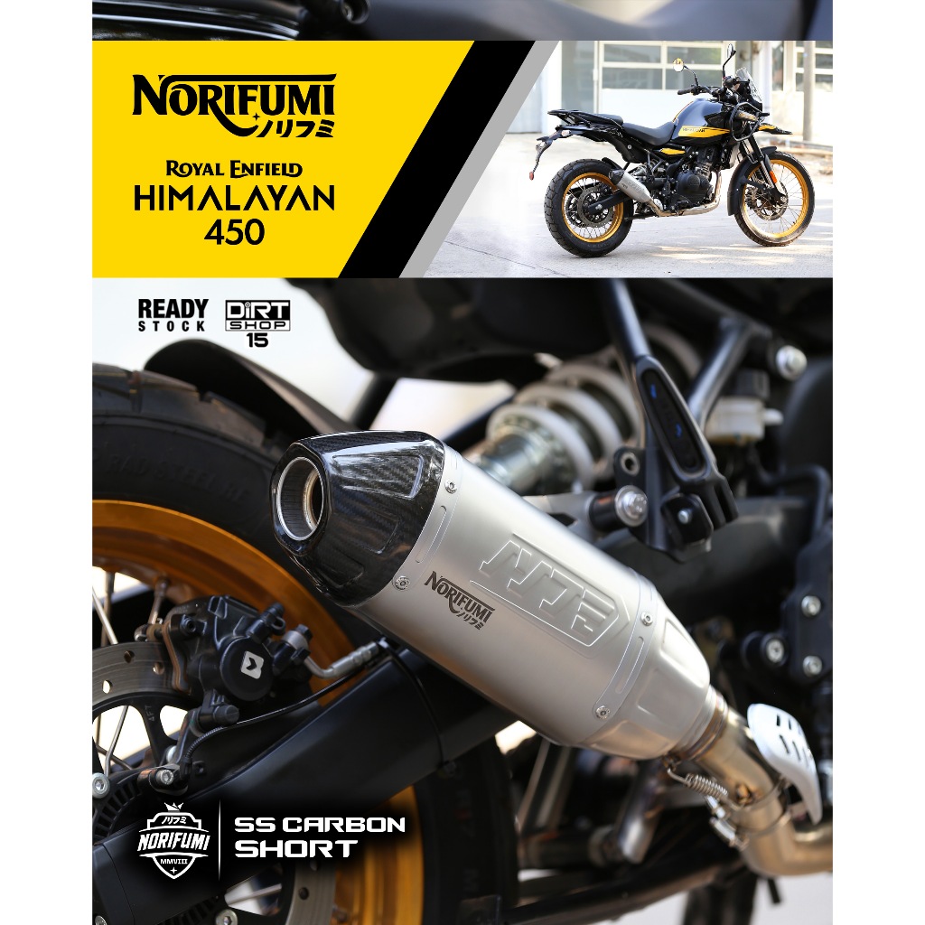 Jual knalpot royal enfield himalayan 450 norifumi | Shopee Indonesia