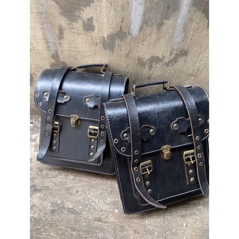 Jual Tas motor custom/classic Brooks Gents B73 Model | Shopee Indonesia