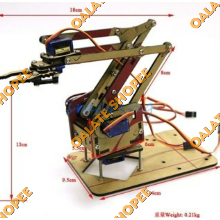 Jual Sg90 Mg90S Servo Esp-32 Esp32 Uno R3 Robot Arm Clamp Claw Mount ...
