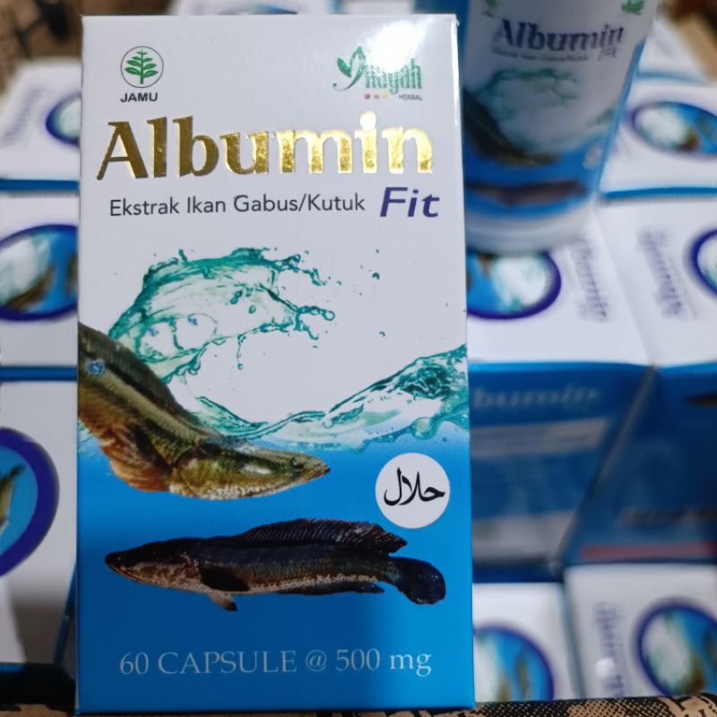Jual ALBUMIN FIT KAPSUL PENYEMBUH LUKA PASCA OPERASI KAPSUL IKAN GABUS KAPSUL IKAN KUTUK ...