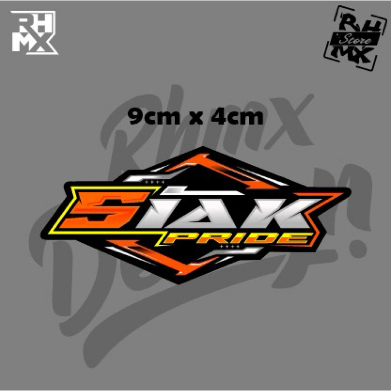 Jual sticker SIAK PRIDE racing pack motor viral terbaru stiker SIAK ...