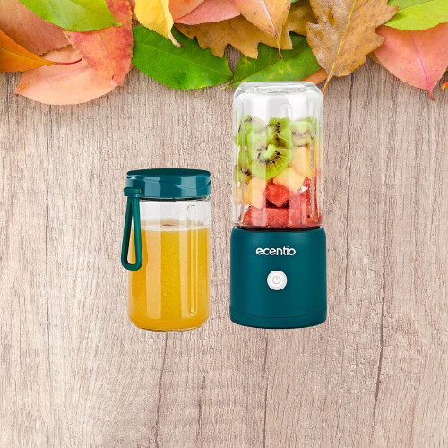 Jual Mini Blender Portable Ecentio 380ml 6 8 10 Mata Pisau Electik Juicer Stainless Steel 304 ...