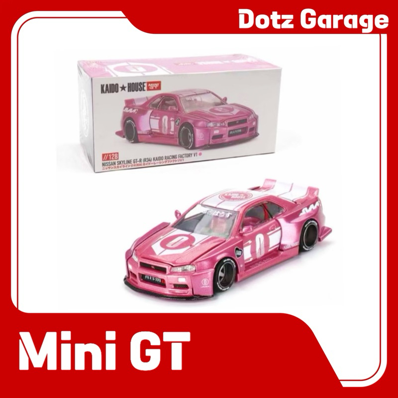 Jual MINI GT Kaido House Nissan Skyline GTR R34 Pink Kaido Racing ...
