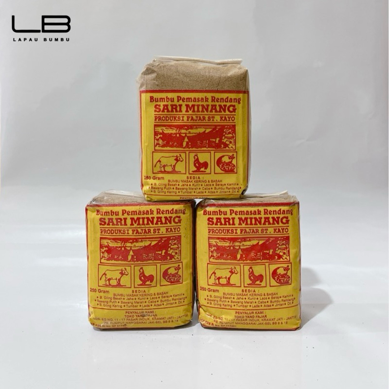 Jual SARI MINANG BUMBU PEMASAK RENDANG 250G | Shopee Indonesia