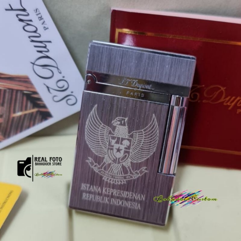 Jual KOREK API ST DUPONT CUSTOM GRAFIR LOGO ISTANA GRATIS REQUEST ...