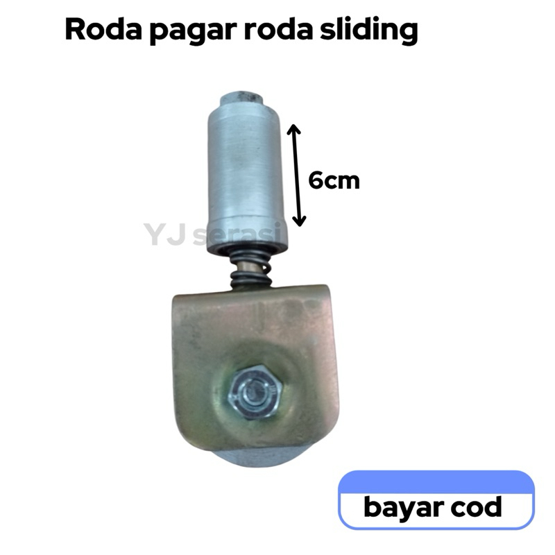 Jual roda pagar sleeding besi super roda pagar sliding murah | Shopee ...