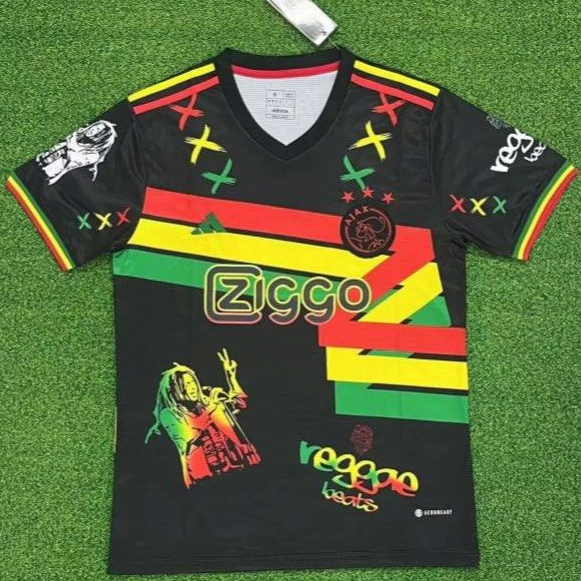 Jual JERSEY BOLA AJAX GRADE ORI BOB MARLEY SPECIAL EDITION REGGAE ...