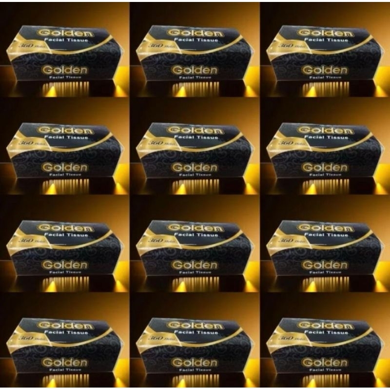 Jual (LANCAR TOSERBA) Tissue GOLDEN 360 Helai Paket 12 Pcs Tisu Murah ...