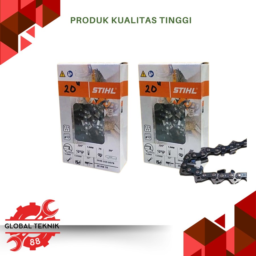 Jual Stihl Rantai Potong Chain Saw MS 250 20 Inch 38T Rantai Potong Chainsaw 20" MS-250 | Shopee ...