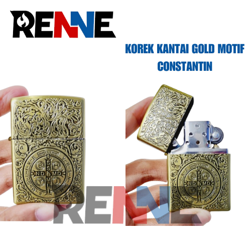 Jual KOREK API KANTAI GOLD MOTIF CONSTANTINOPEL | Shopee Indonesia