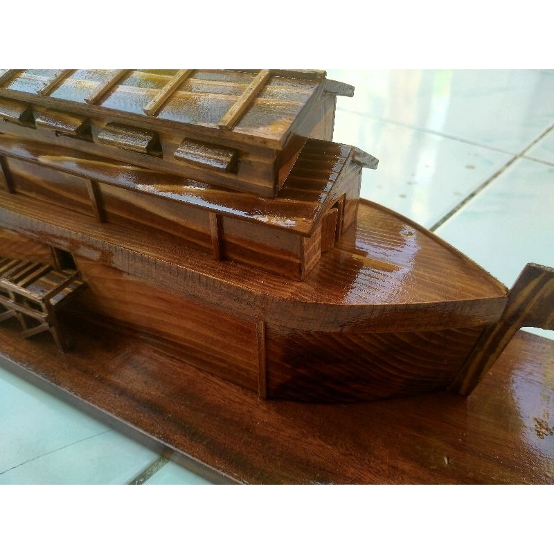 Jual Miniatur kapal noah ark kayu jati | Shopee Indonesia