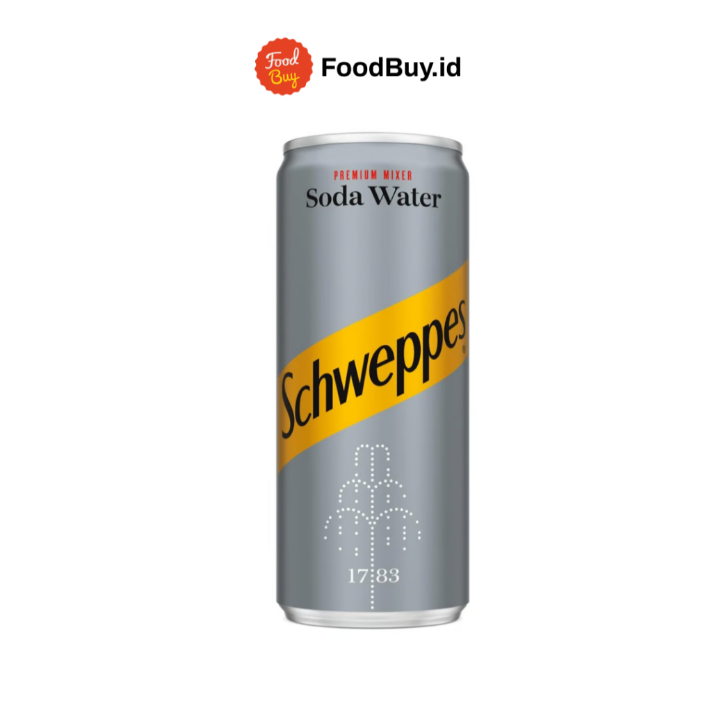 Jual Schweppes Soda Water Can 250 ml | Shopee Indonesia