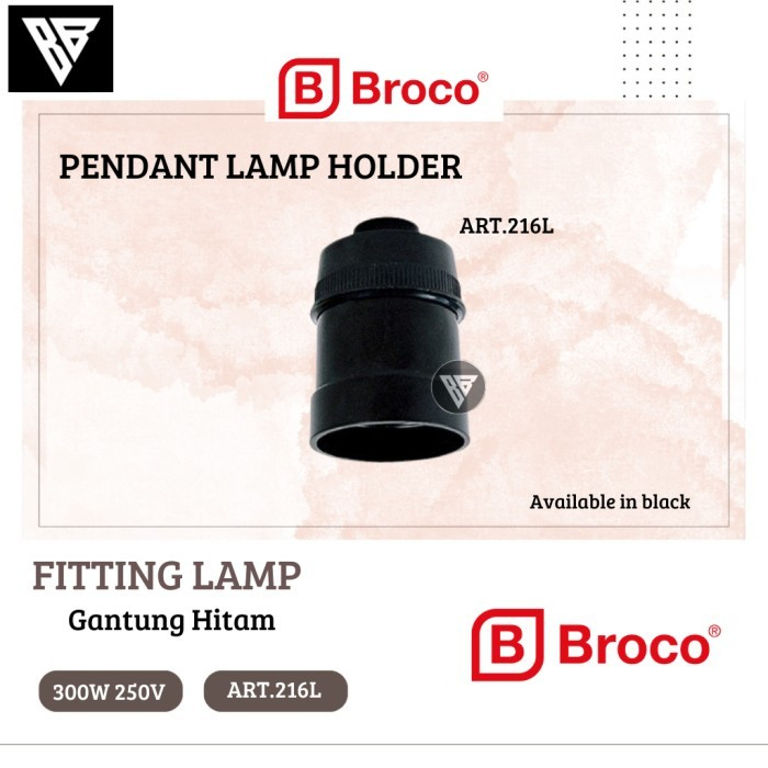 Jual BROCO-Fitting Lampu Gantung Hitam / Dudukan Lampu Gantung | Shopee ...