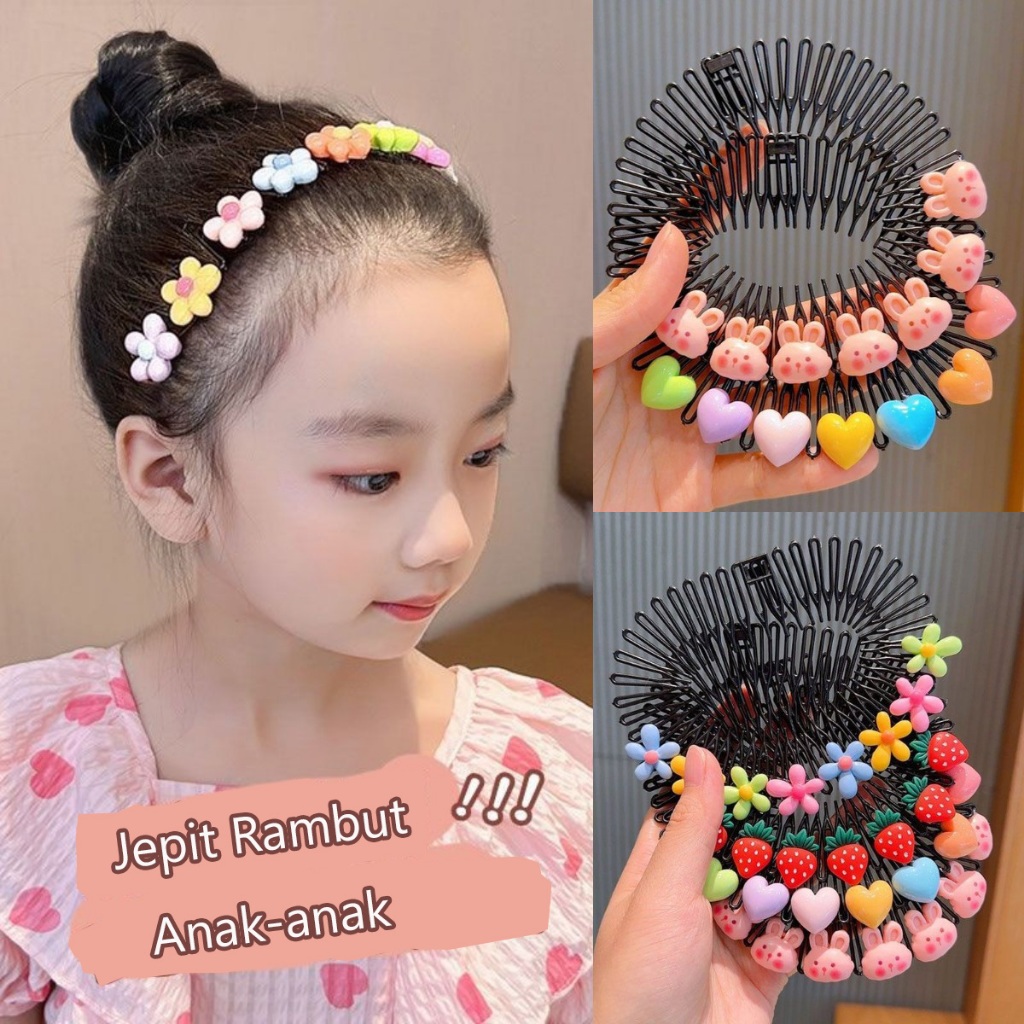 Jual COD⭐32CM Jepit Rambut Tak Terlihat Ikat Kepala Tanpa Jejak Alat ...