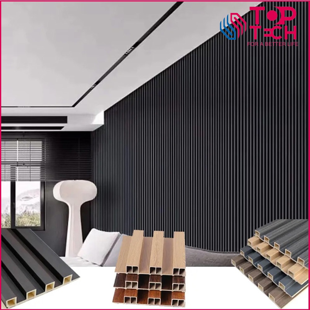 Jual Toptech - WPC Wood Wall Panel PVC Dekorasi Dinding Wallpanel 16 ...