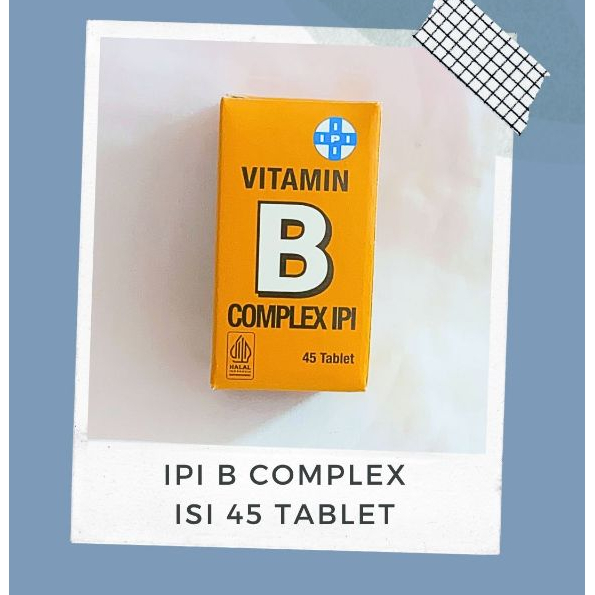 Jual IPI B COMPLEX ISI 45 TABLET | Shopee Indonesia