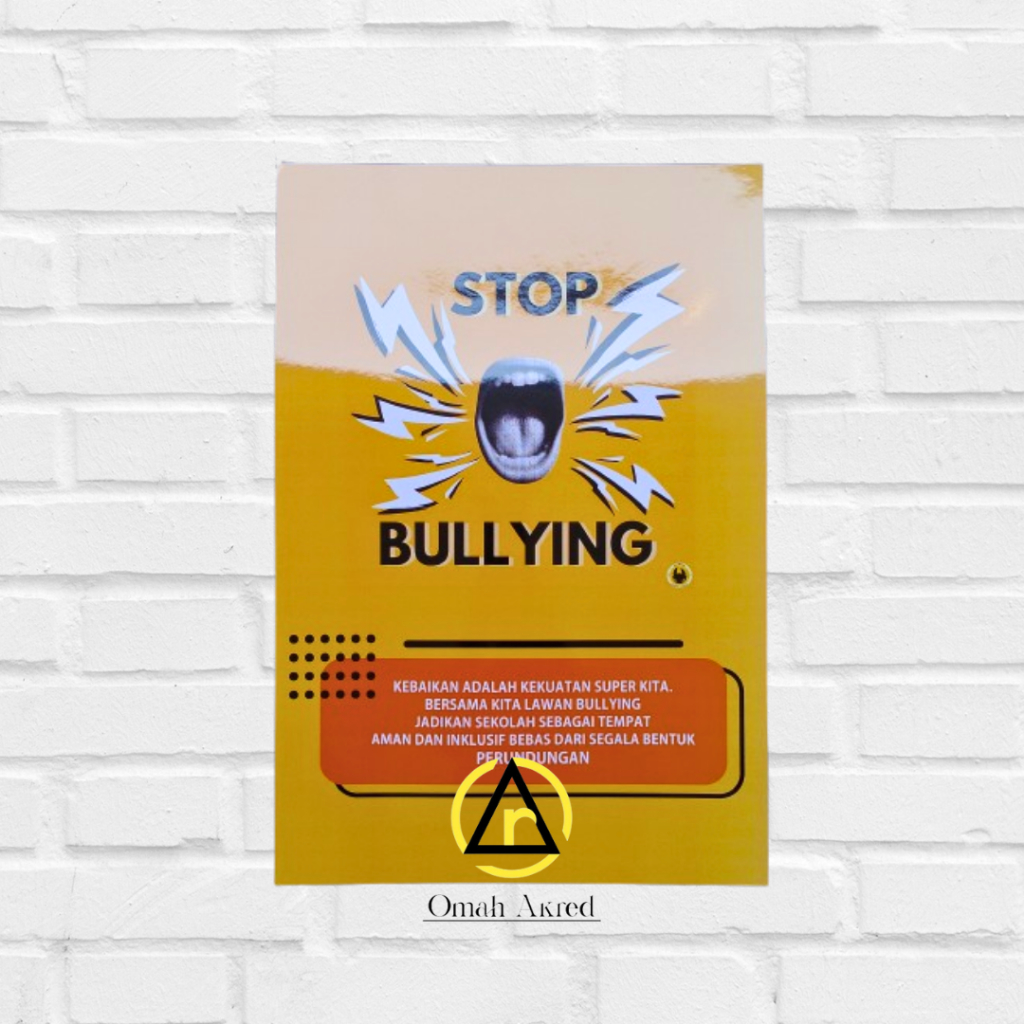 Jual Poster Stop Bullying - Poster Perundungan - poster Sekolah ...