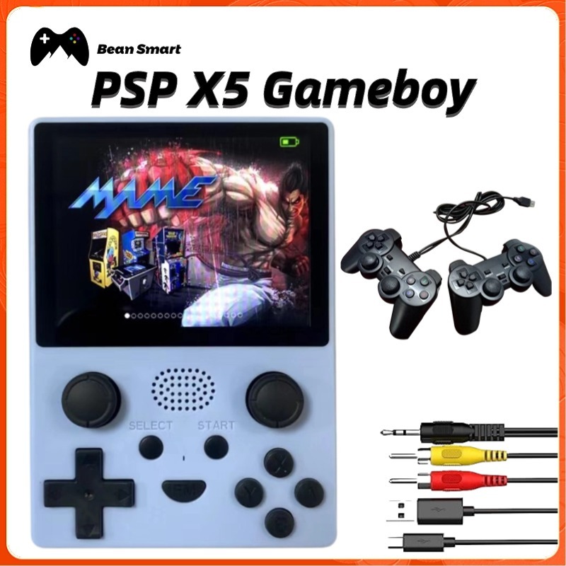 Jual Bean Smart BARU X5 Game Console 2 Player 5000 Game Layar 4.3 Inch ...