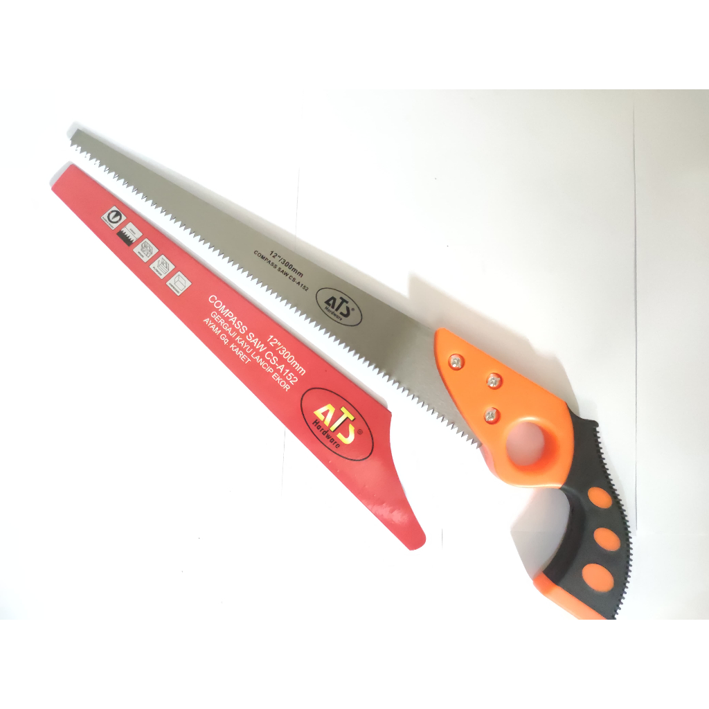 Jual Gergaji Lancip / Gergaji Runcing / Gergaji Kayu / Gergaji Triplek Lurus Gagang Karet ...