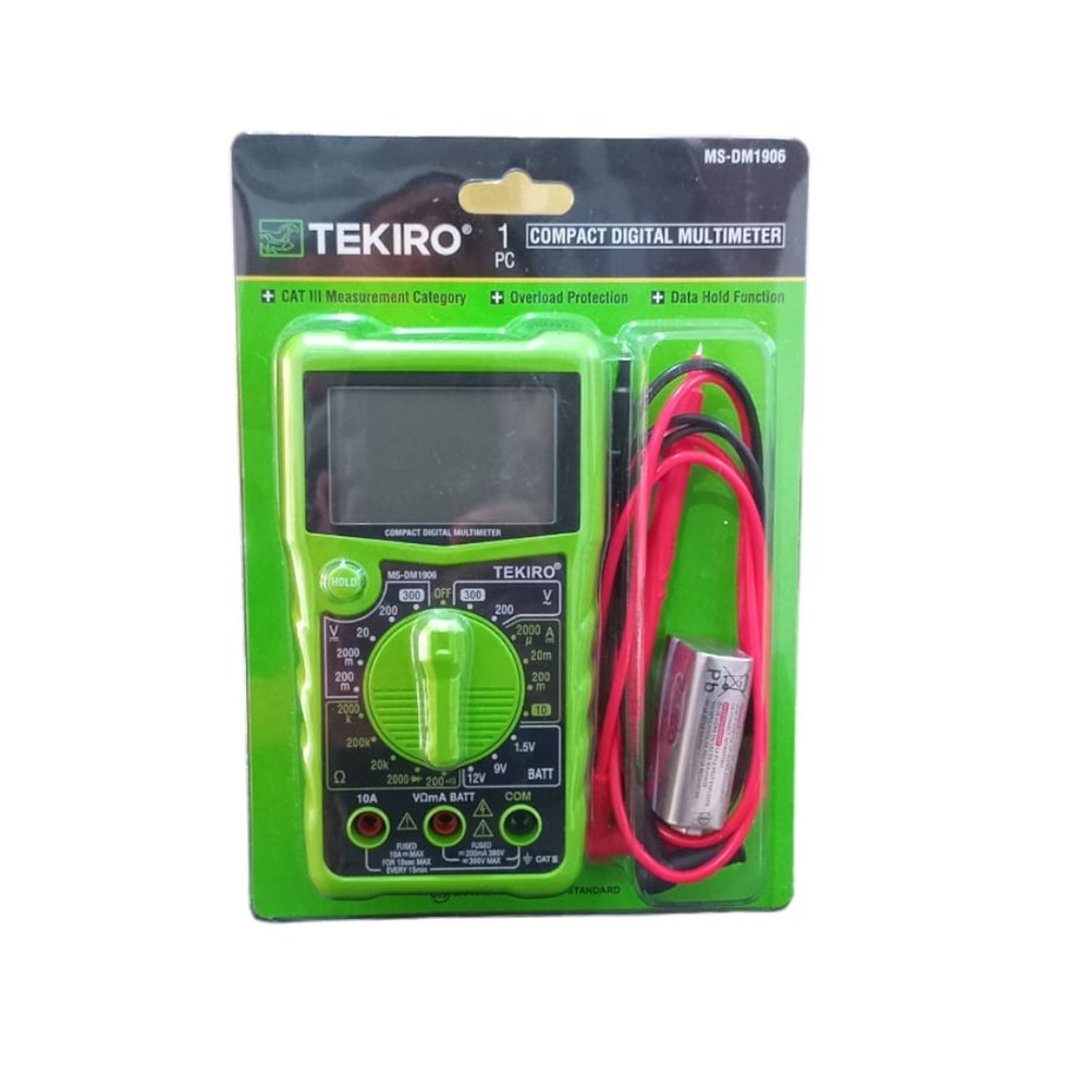 Jual TEKIRO DIGITAL MULTIMETER /MULTI TESTER DIGITAL MS-DM1906 AVO ...