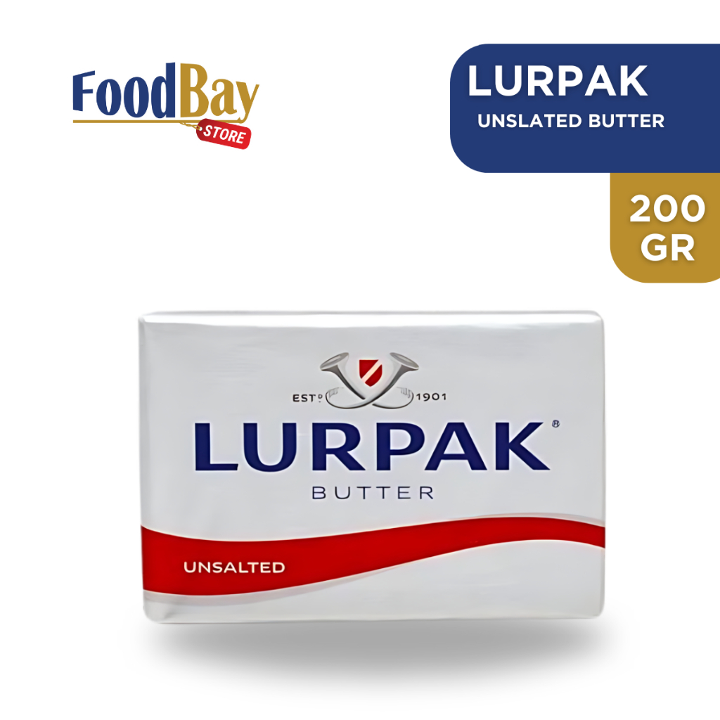 Jual LURPAK - Unsalted Lactic Butter 82% 200 Gr | Shopee Indonesia