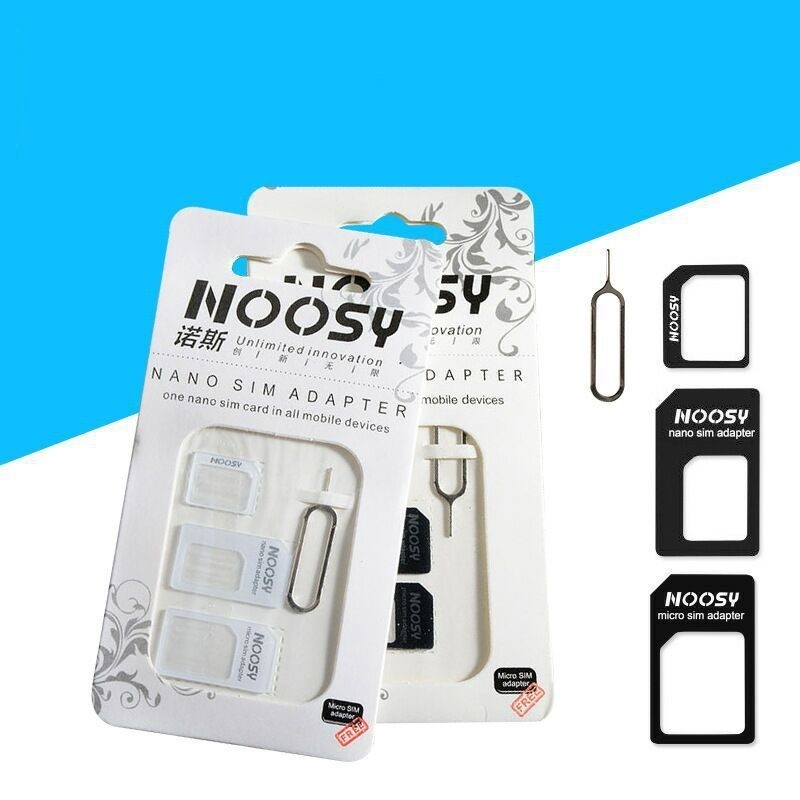 Jual NOOSY Nano Sim Card Adapter - NOOSY Sim Card Adapter 3in1 ...