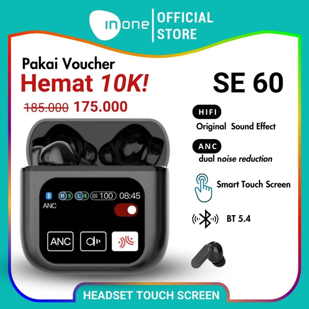 Jual INONE TWS V8 SE 60 ANC/ENC TOUR PRO 2 True Wireless Bluetooth ...